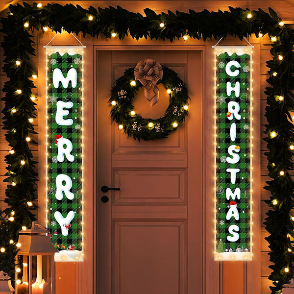 LED Merry Christmas Door Banner Set – nextdealshop.co.uk