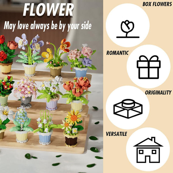 Lily of the Valley Potted Plant Building Blocks – nextdealshop.co.uk