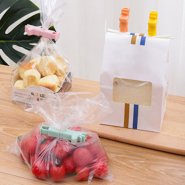 4 Pcs - Squeeze and Lock Bread Bag Clip – nextdealshop.co.uk