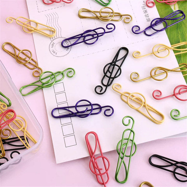 50 Pcs - Music Theme Paper Clips – nextdealshop.co.uk