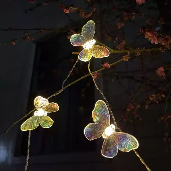 9.84 ft 20 LEDs Iridescent Butterfly String Light – nextdealshop.co.uk