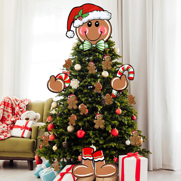 Adorable Gingerbread Man Christmas Tree Topper – nextdealshop.co.uk