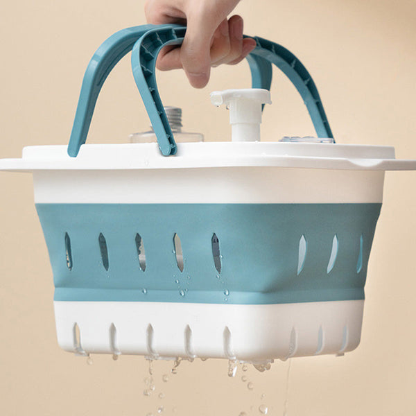 Foldable Shower Caddy with Handle – nextdealshop.co.uk