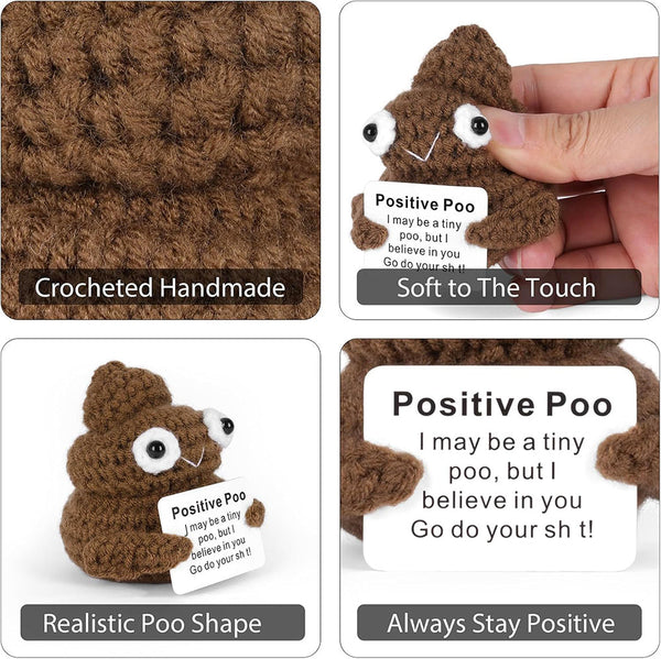 Handmade Crochet Positive Poo – nextdealshop.co.uk