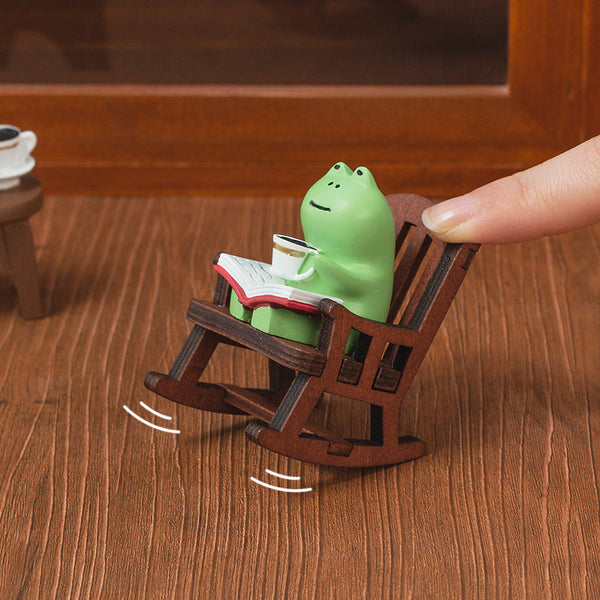 Miniature Frog & Rocking Chair Ornament – nextdealshop.co.uk