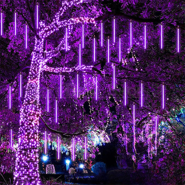 Purple Meteor Shower LED Rain Light – nextdealshop.co.uk