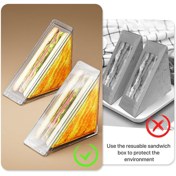Reusable Triangle Sandwich Box – nextdealshop.co.uk