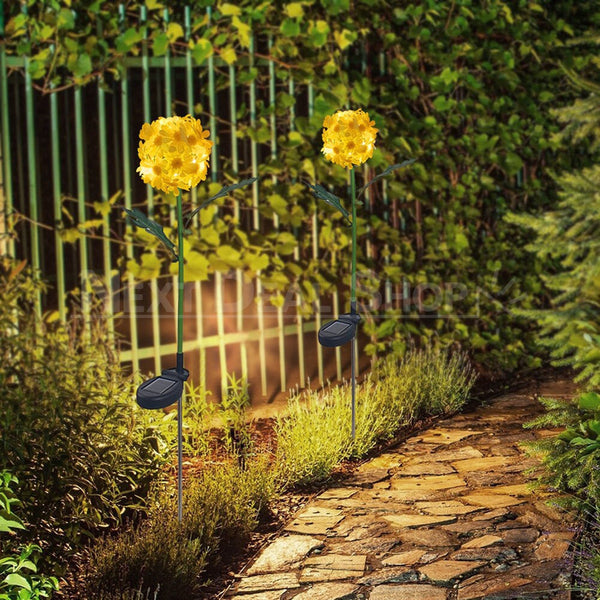 Solar Powered Chrysanthemum Flower Stake Light – nextdealshop.co.uk