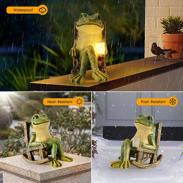 Solar Powered LED Frog Statue – nextdealshop.co.uk