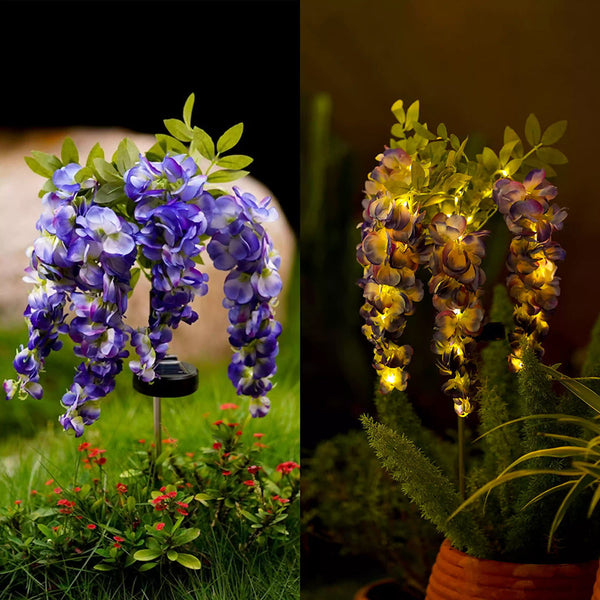 Solar Powered Wisteria Flower Stake Light – nextdealshop.co.uk