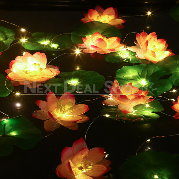 Solar Powered Water Lily String light – nextdealshop.co.uk