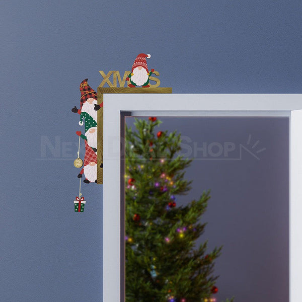 Christmas Gnome Door Frame Decor – nextdealshop.co.uk