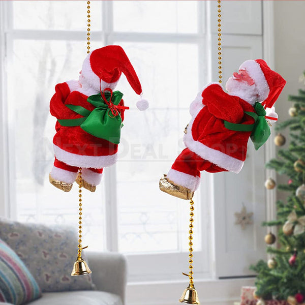 Musical Climbing Chain Santa Claus Decor – nextdealshop.co.uk