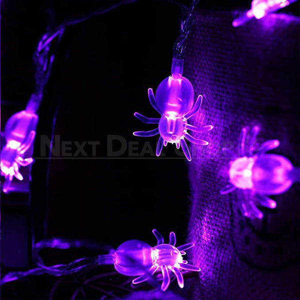 Halloween LED Spider String Light – nextdealshop.co.uk