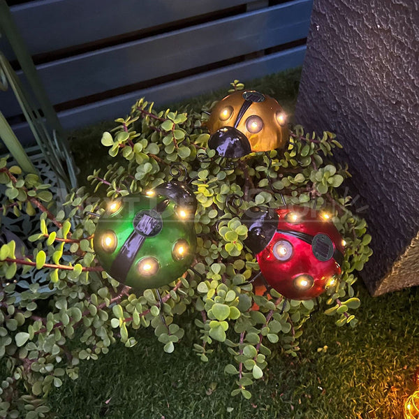 Solar Powered Metal Ladybug Light – nextdealshop.co.uk