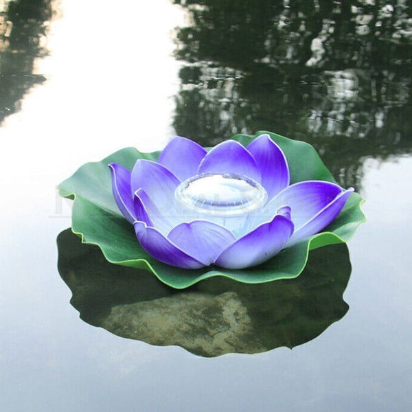 Solar Powered Zen Garden Water Lily Floating light – nextdealshop.co.uk