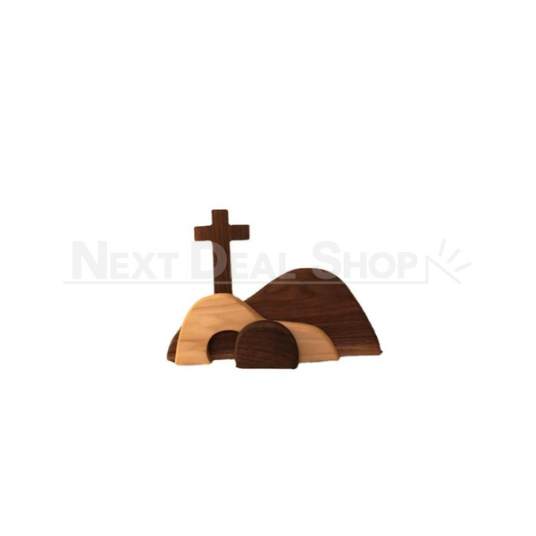 Wooden Cross And Empty Tomb Set Uk