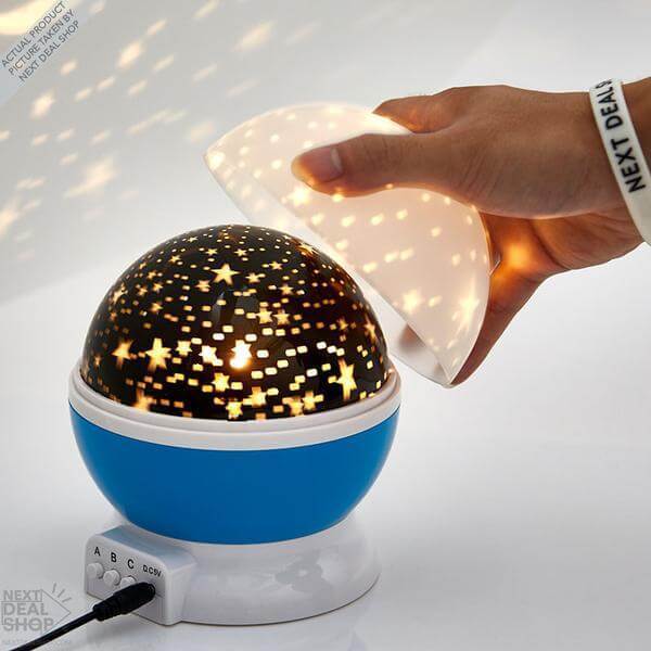 Self-Rotating Constellation Night Projector Lamp - Bring the Galaxy Ho ...